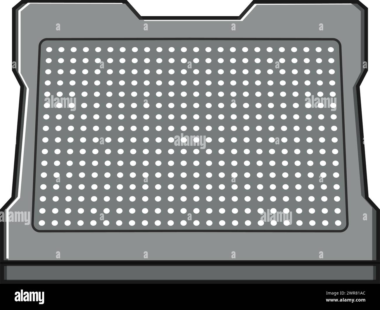 businessman laptop stand cartoon vector illustration Stock Vector Image ...