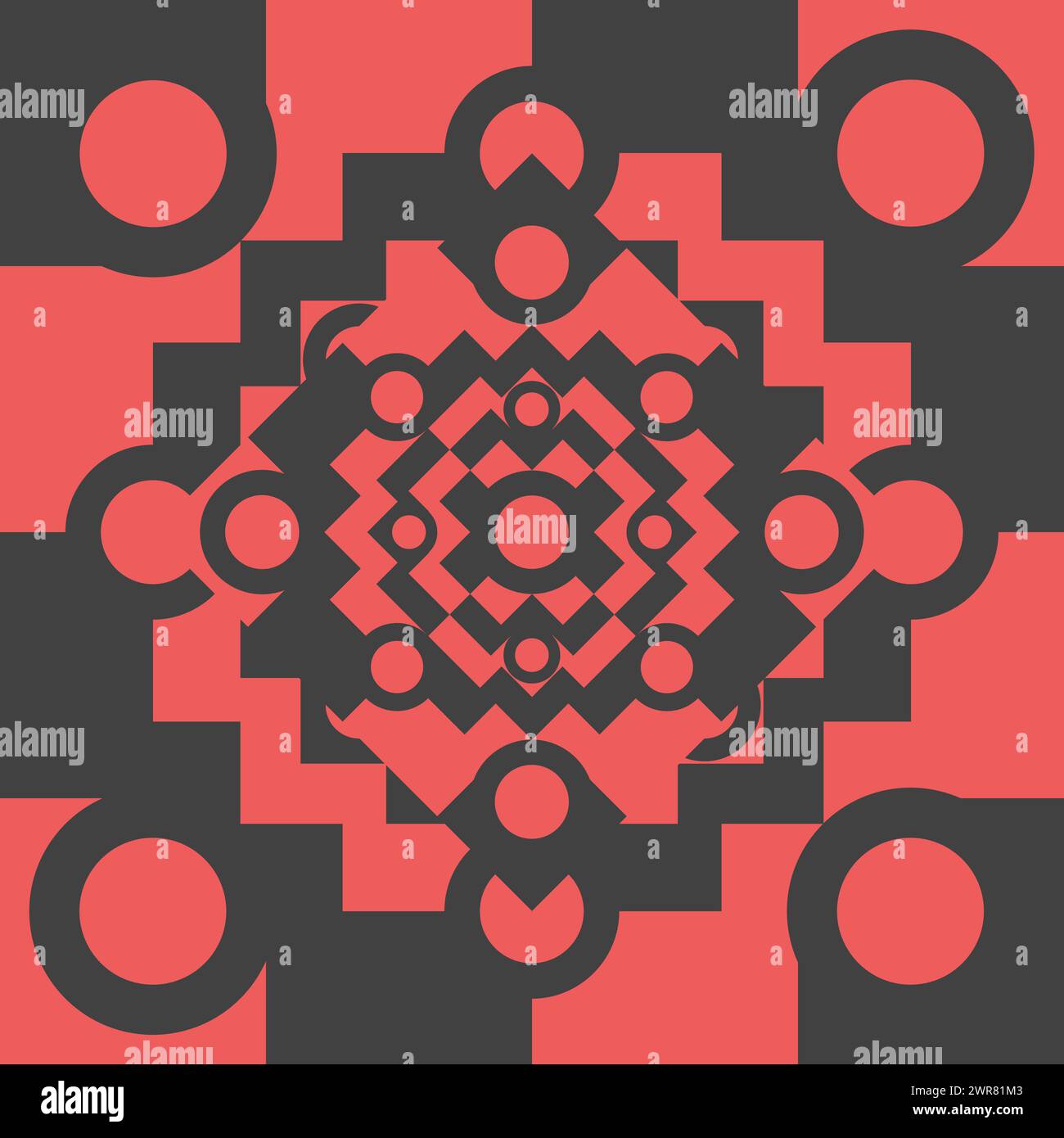 Squares and Geometric Shapes Pattern Stock Vector Image & Art - Alamy