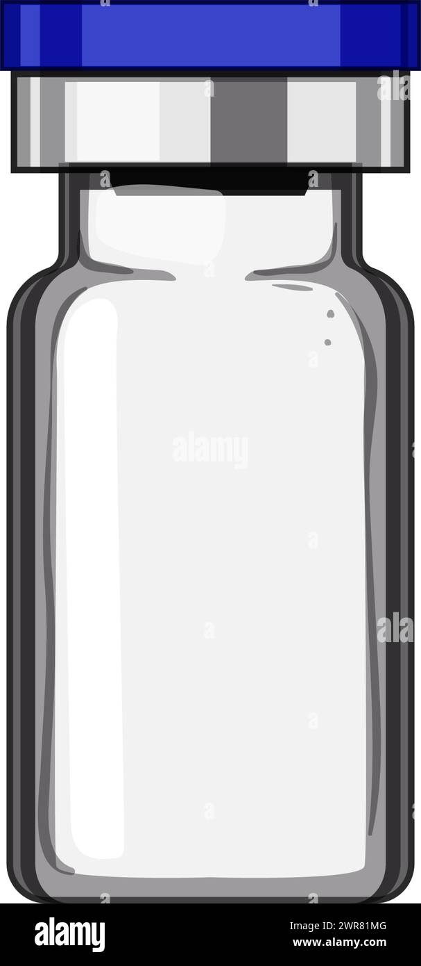 mockup medical ampule cartoon vector illustration Stock Vector Image ...