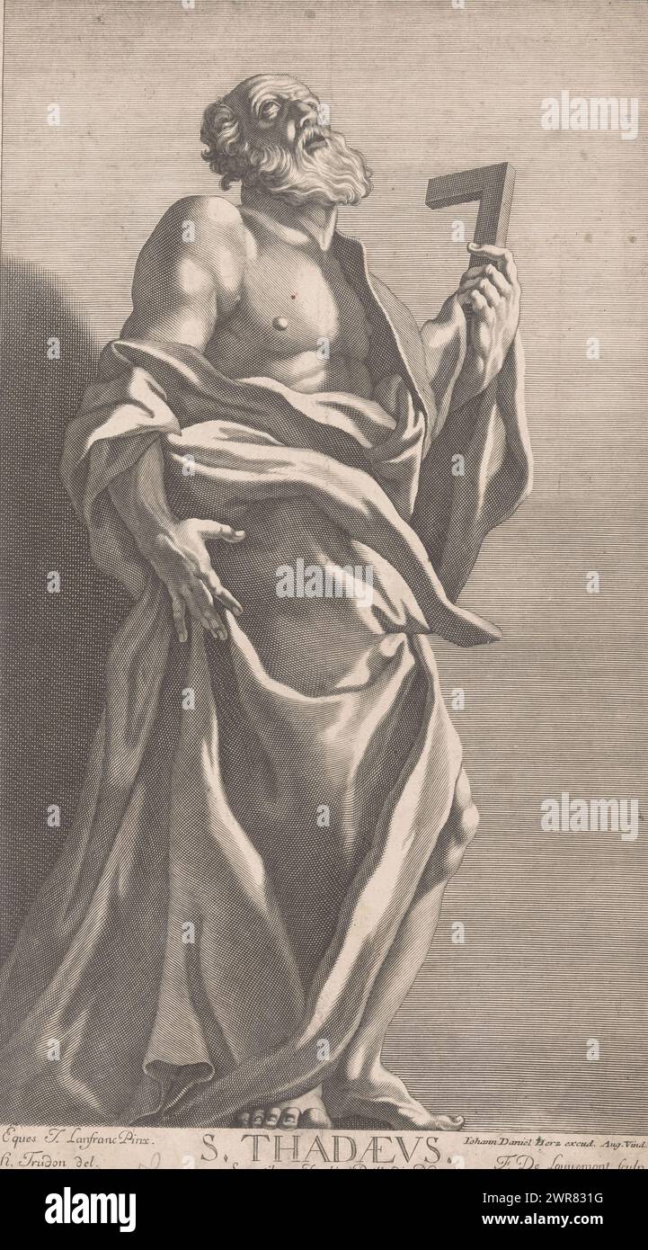 Apostle Judas Thaddeus, Twelve Apostles (series title), print maker ...
