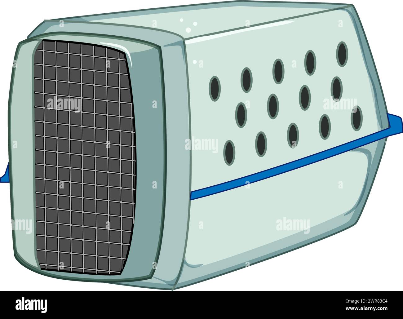 moving pet travel carrier cartoon vector illustration Stock Vector ...