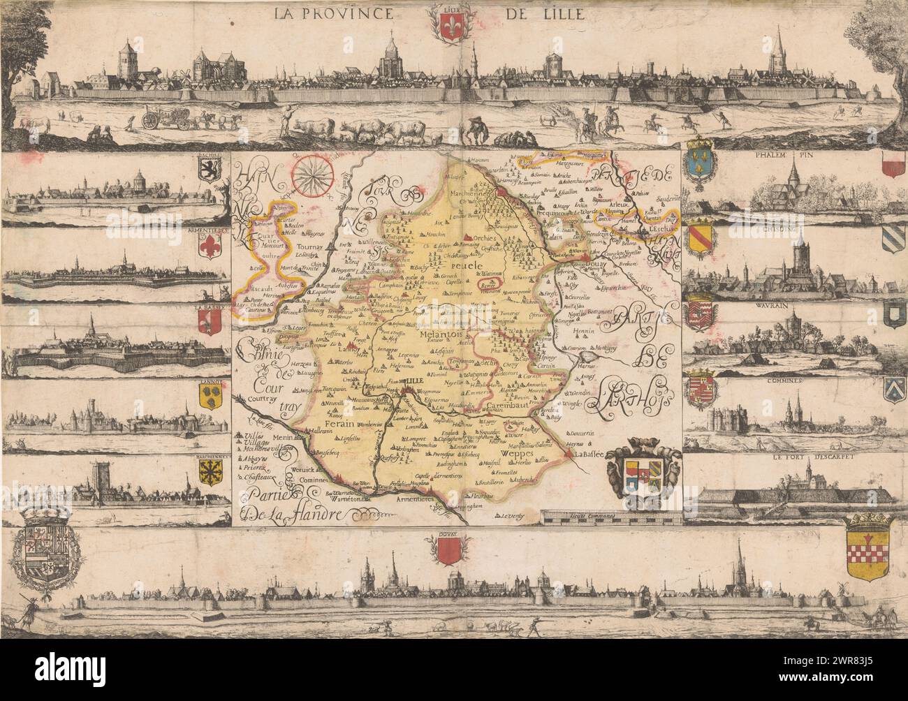 Lille map hi-res stock photography and images - Alamy