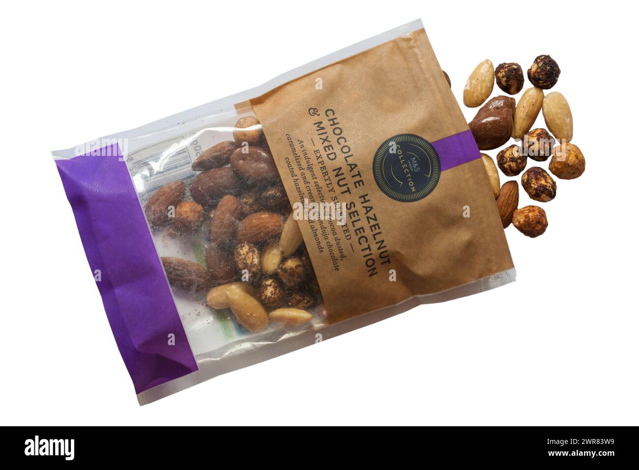 Chocolate Hazelnut & Mixed Nut Selection from M&S opened with contents ...