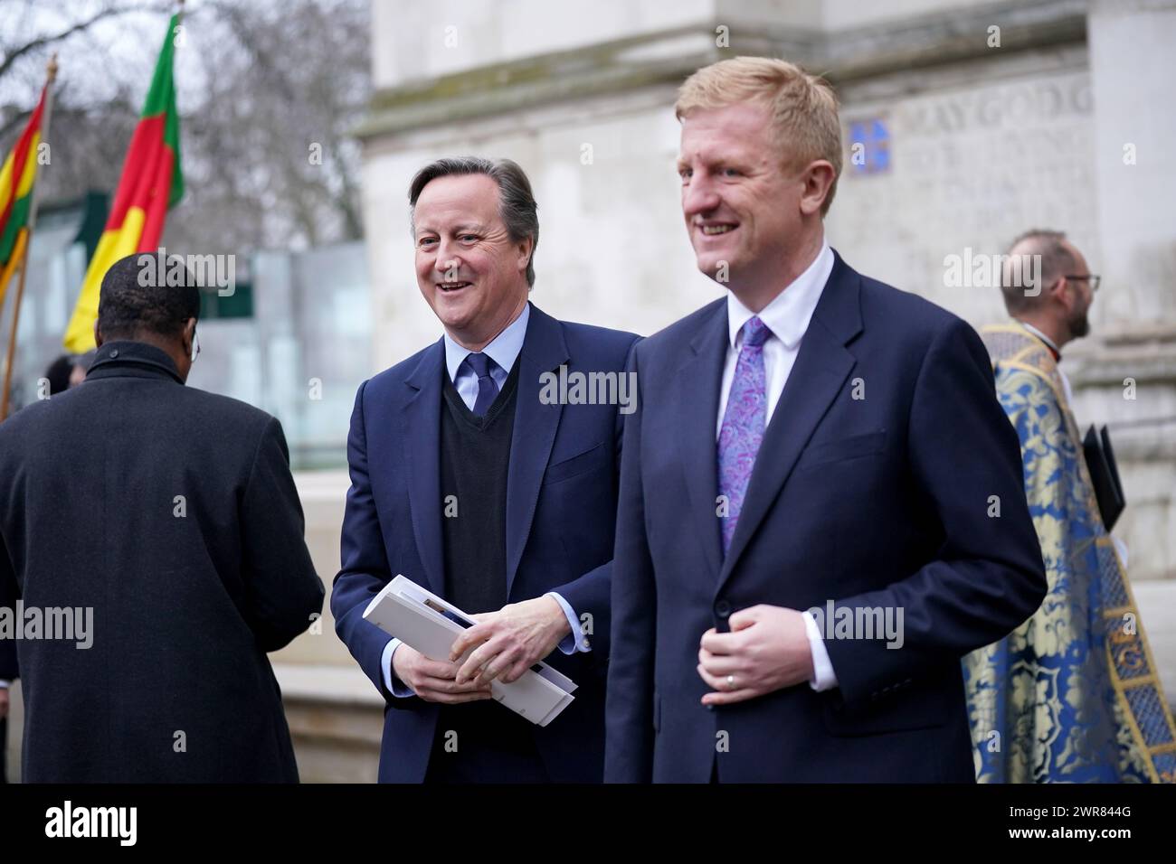 Foreign Secretary Lord David Cameron (left) and Chancellor of the Duchy ...