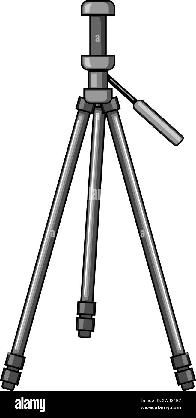 stand phone tripod cartoon vector illustration Stock Vector Image & Art ...