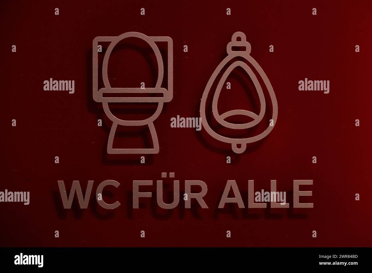 Gender neutral toilet symbol hi-res stock photography and images - Alamy