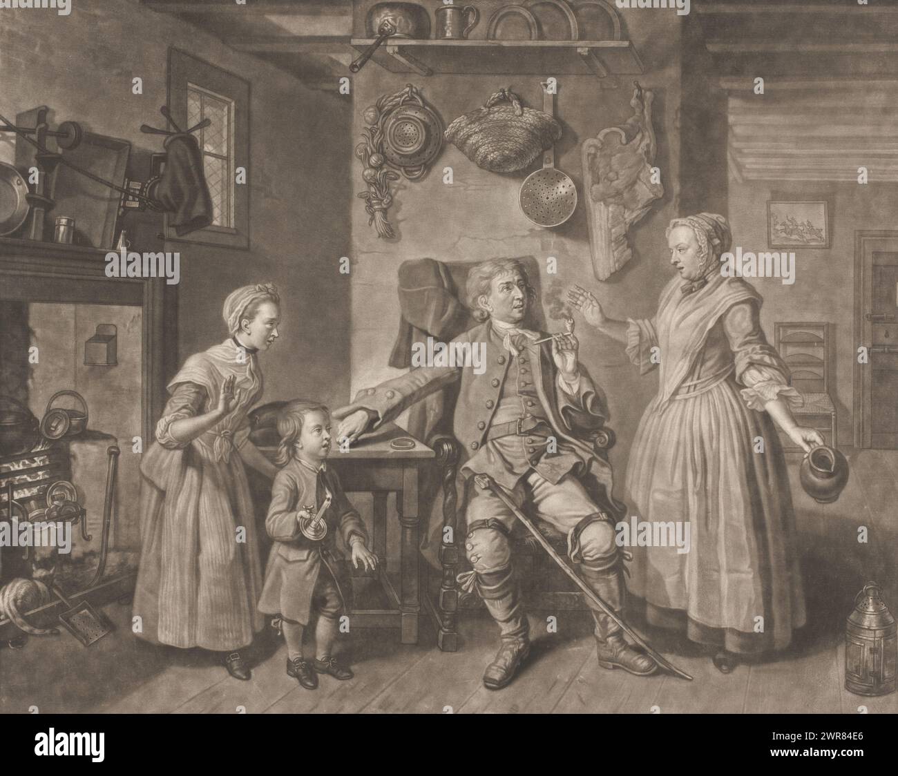 Johann zoffany painting hi-res stock photography and images - Alamy