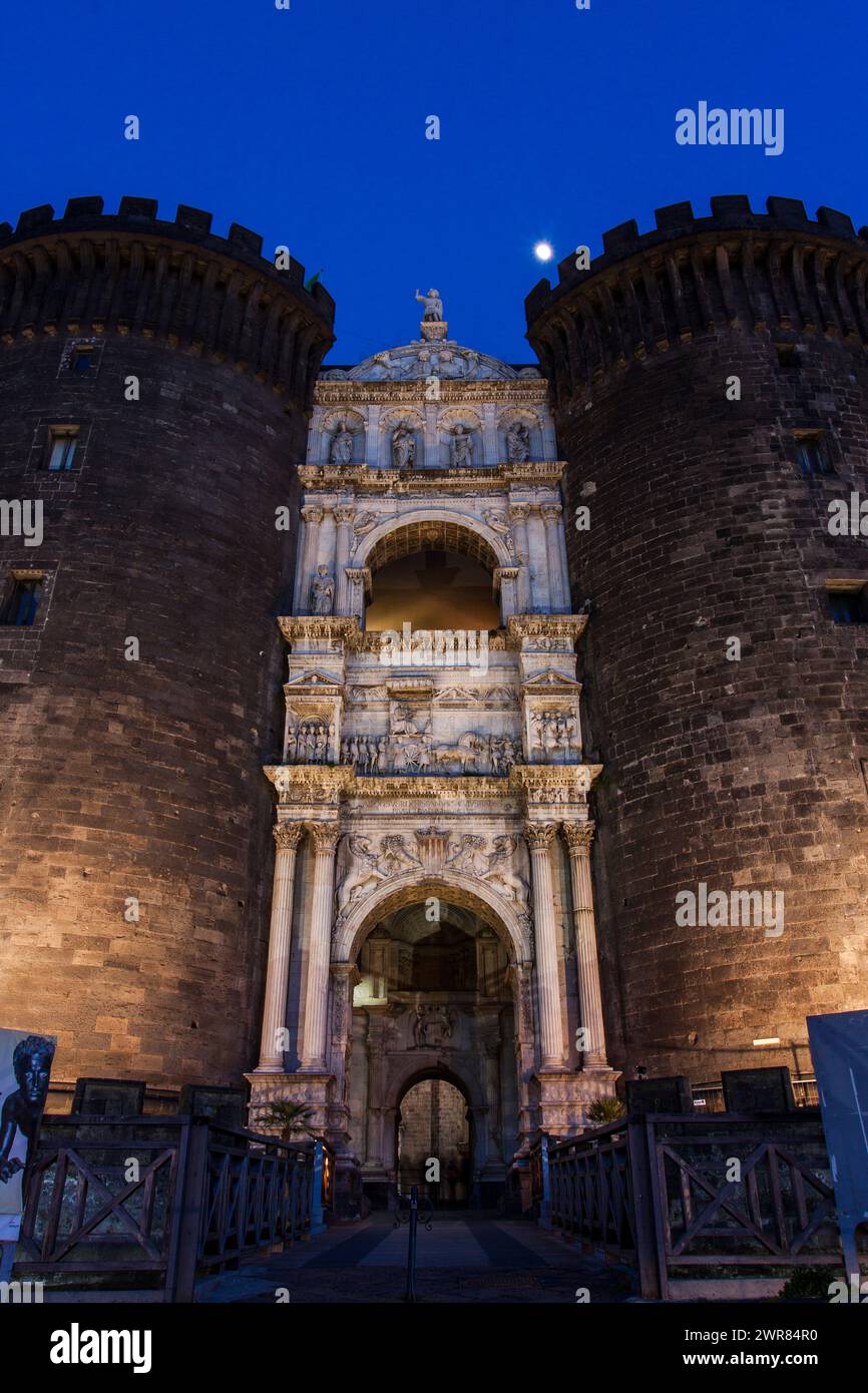 View maschio angioino castle hi-res stock photography and images - Alamy