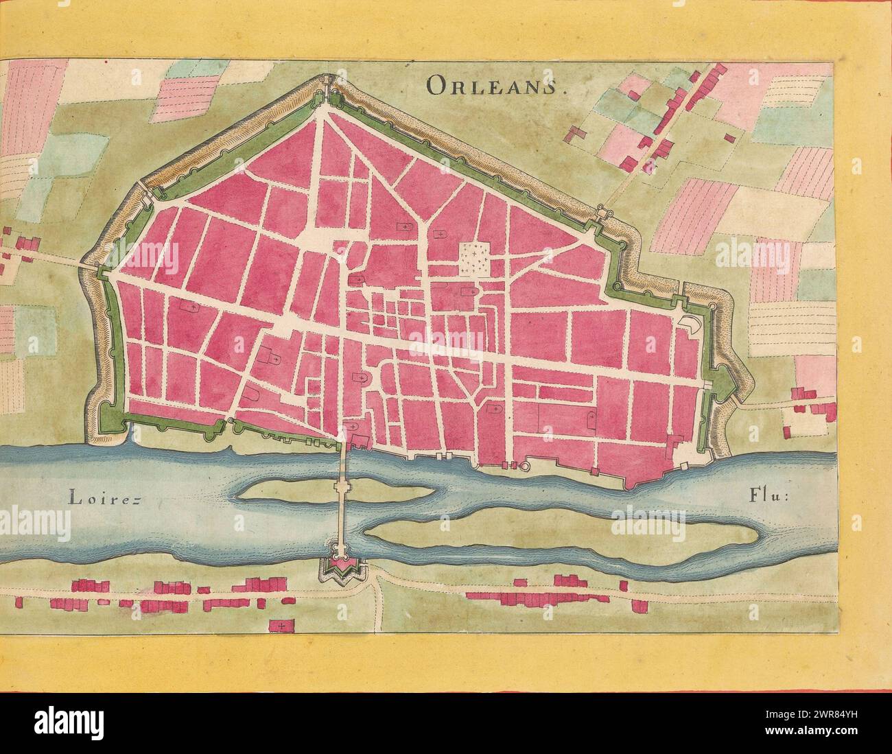 Map of orléans hi-res stock photography and images - Alamy
