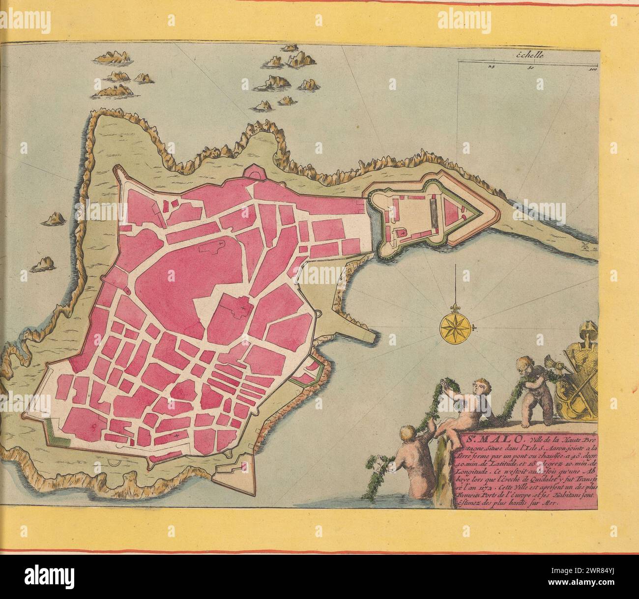 Saint malo map hi-res stock photography and images - Alamy