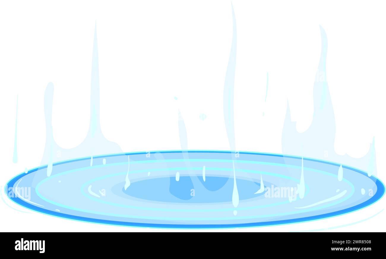 warp portal vfx cartoon vector illustration Stock Vector Image & Art ...