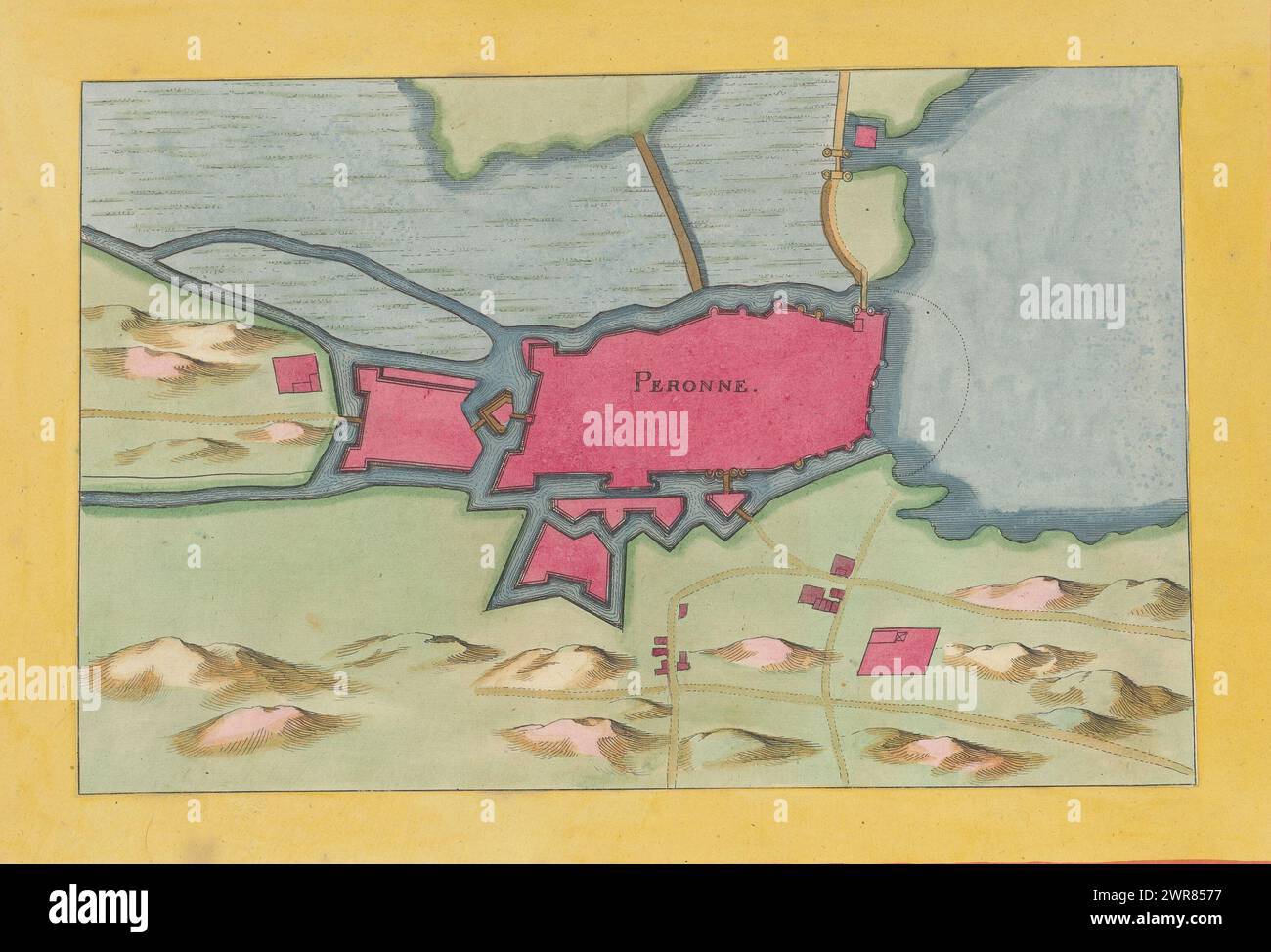 Map of peronne hi-res stock photography and images - Alamy