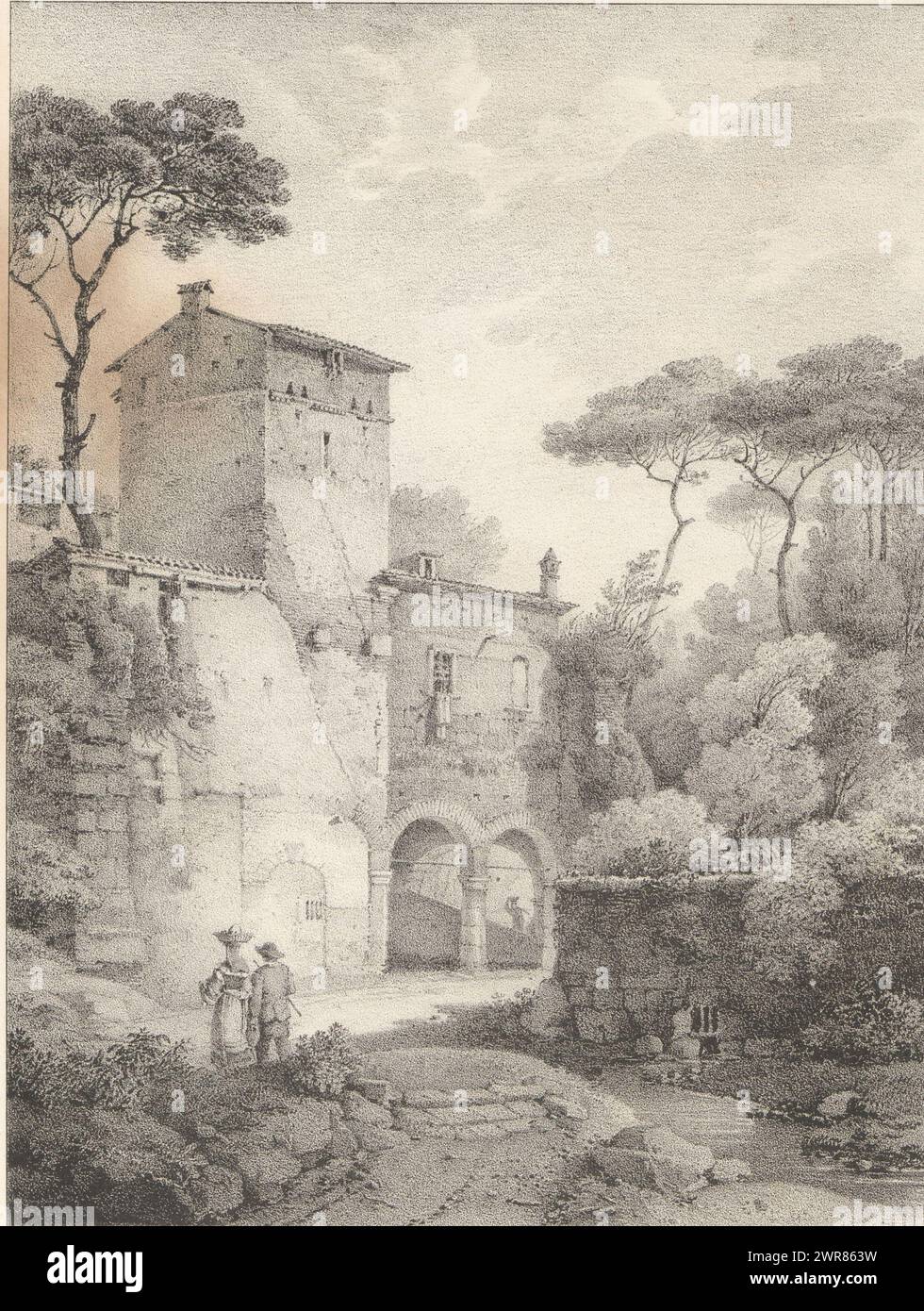 Landscape, Series of lithographs (series title), Recueil de dessins sur ...