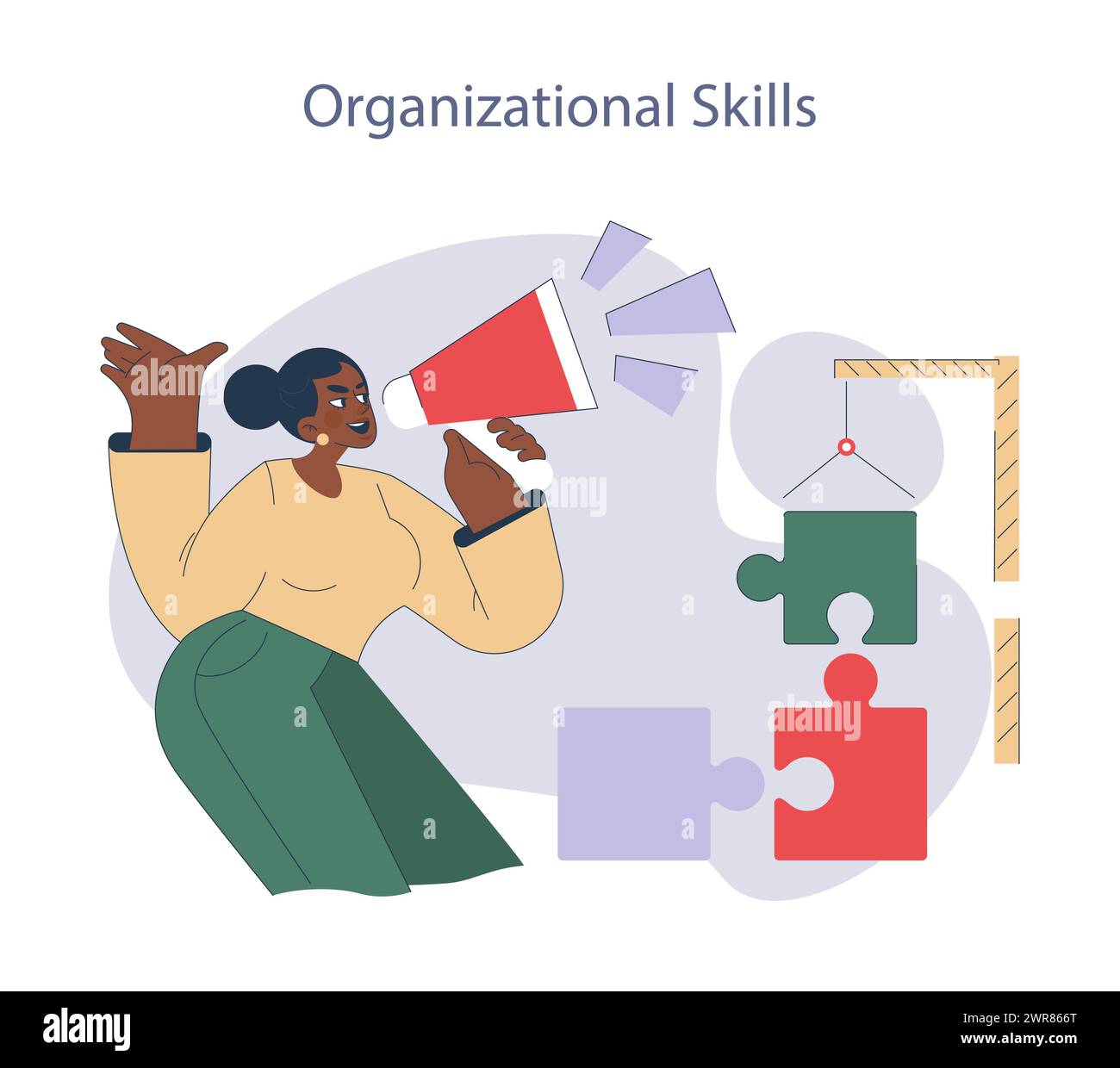 Organizational skills Stock Vector Images - Alamy