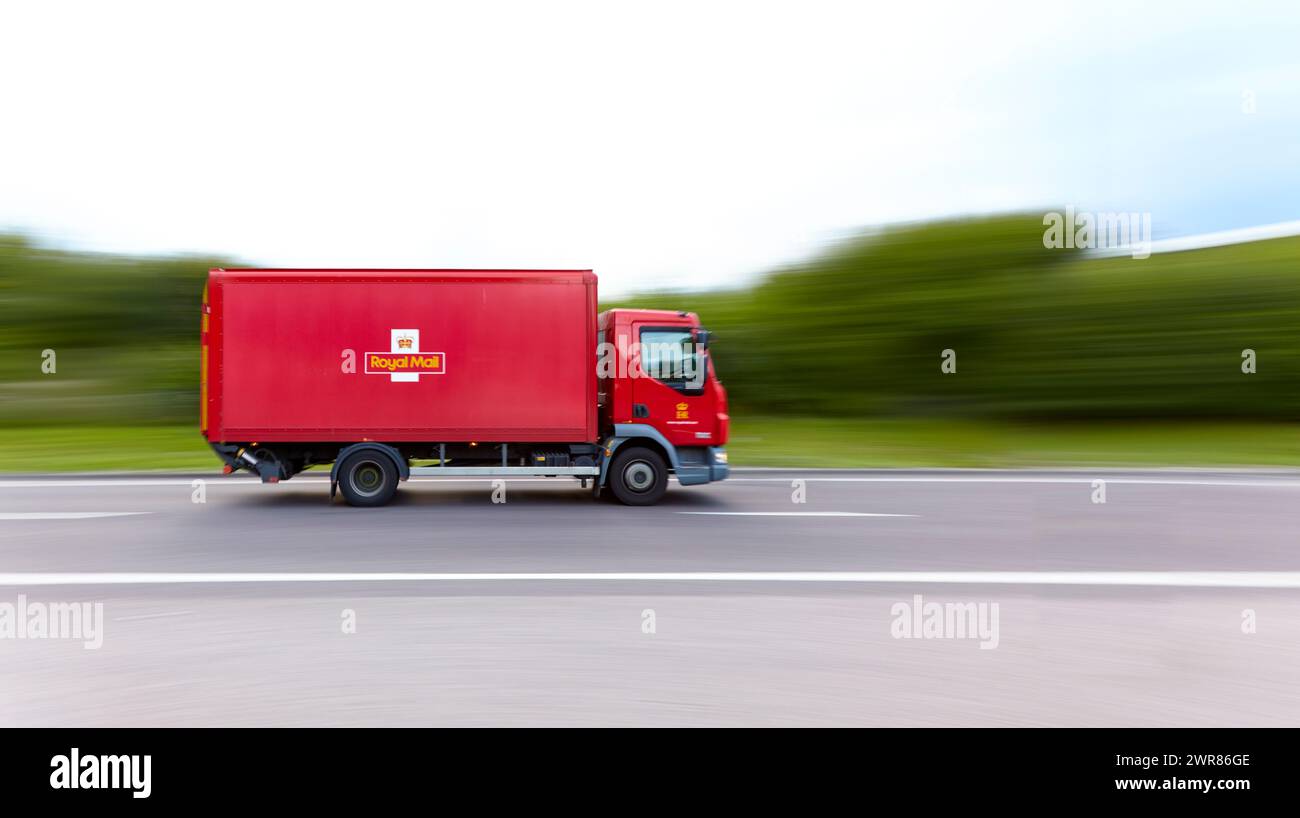 Royal mail truck hi-res stock photography and images - Alamy