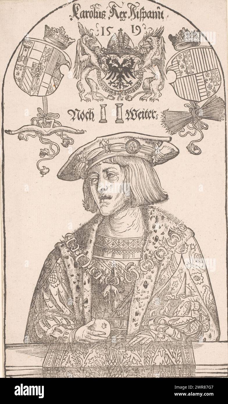 Portrait of Charles V of Habsburg, German Emperor and King of Spain ...