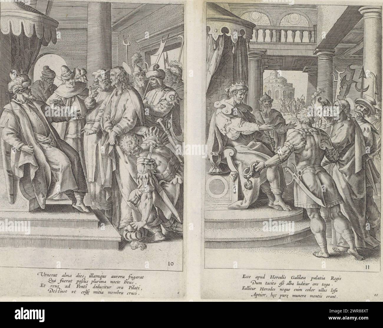 Christ before Herod, Passion of Christ (series title), Theatrum ...