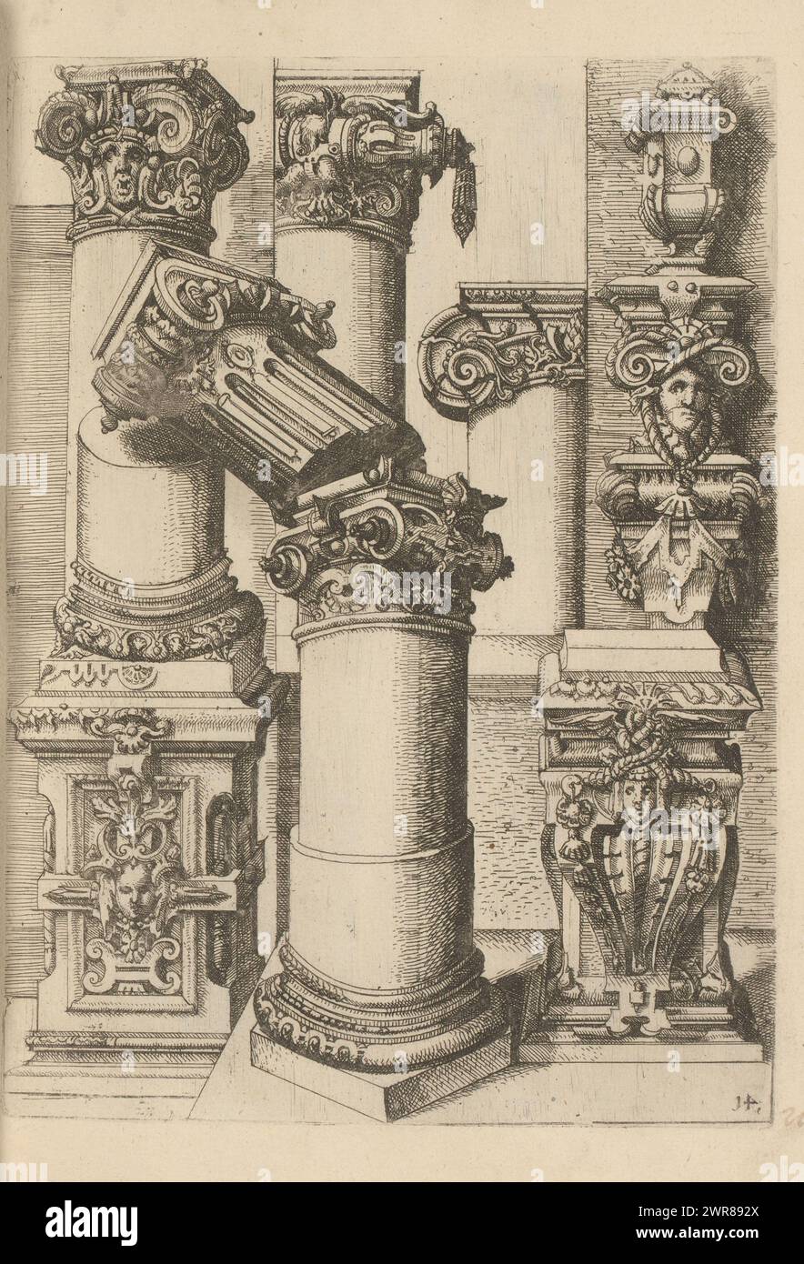 Five ionic capitals hi-res stock photography and images - Alamy