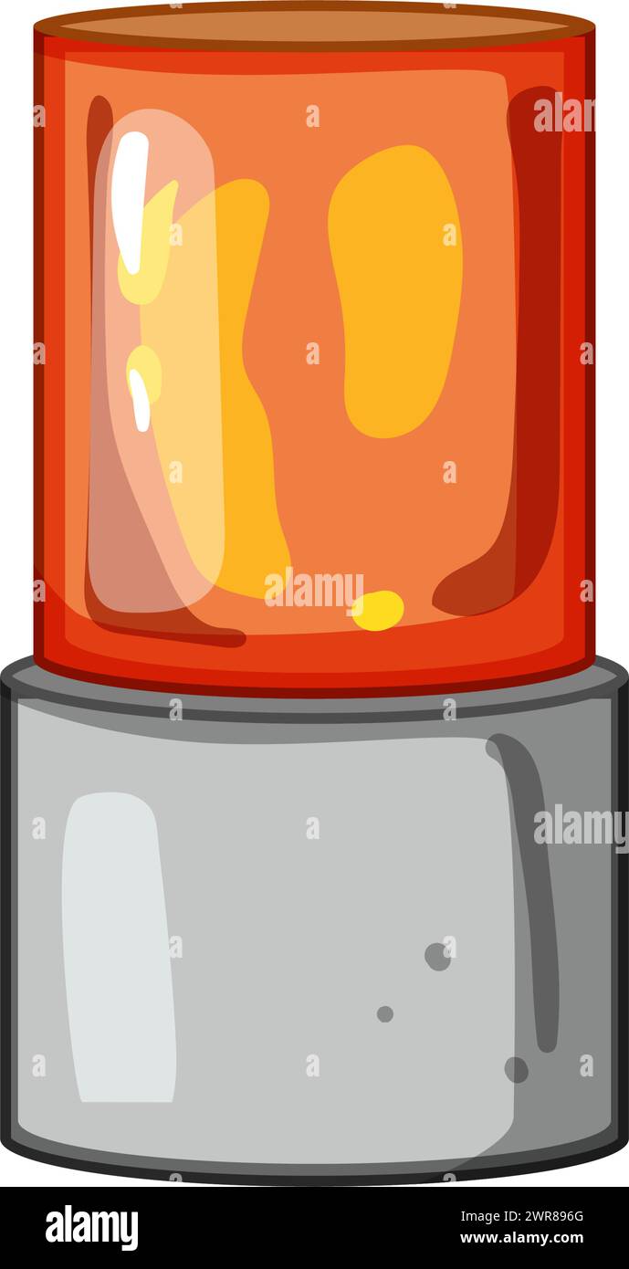 emergency siren cartoon vector illustration Stock Vector Image & Art ...