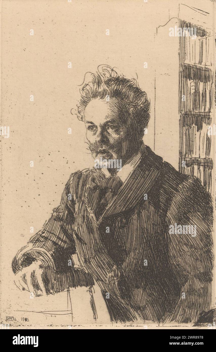 Portrait of August Strindberg, Portrait of August Strindberg, Swedish ...