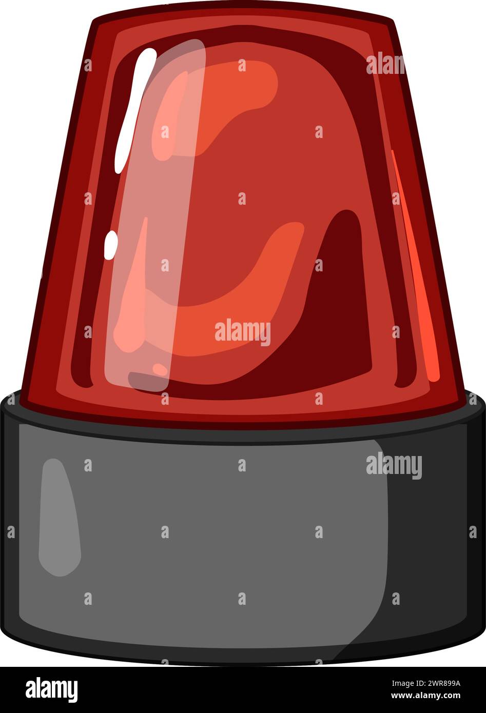 alert siren cartoon vector illustration Stock Vector Image & Art - Alamy