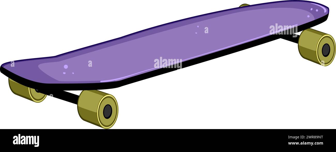 r skate board cartoon vector illustration Stock Vector Image & Art - Alamy