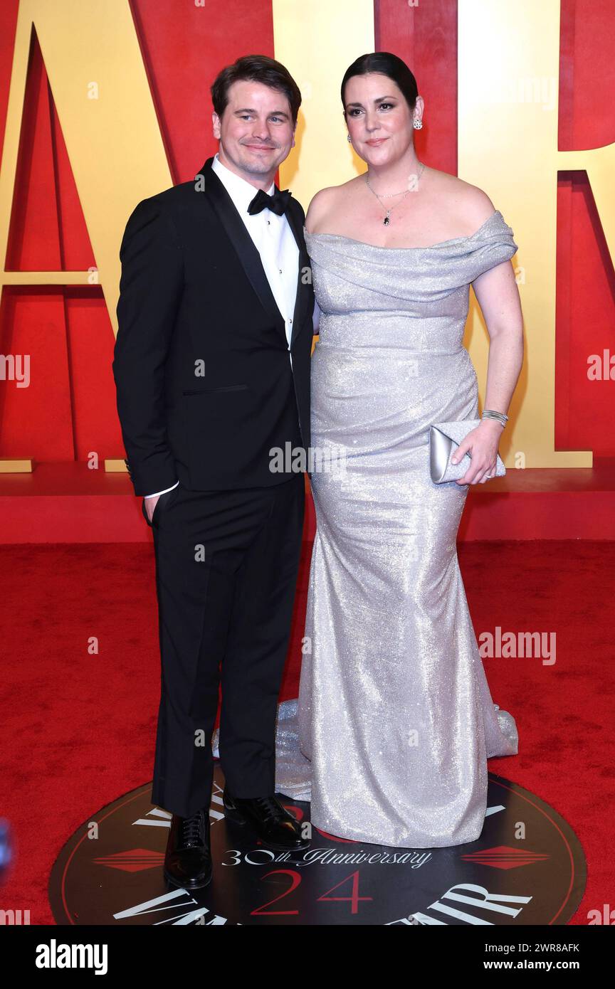 Melanie Lynskey mit Ehemann Jason Ritter bei der Vanity Fair Oscar ...
