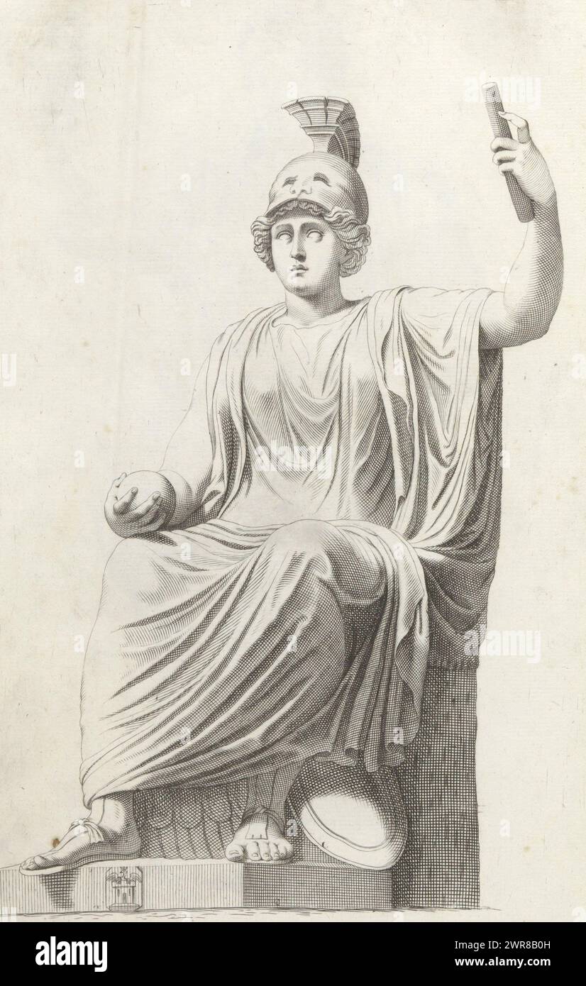 Statue of the goddess Roma, Galleria Giustiniana del Marchese Vincenzo ...