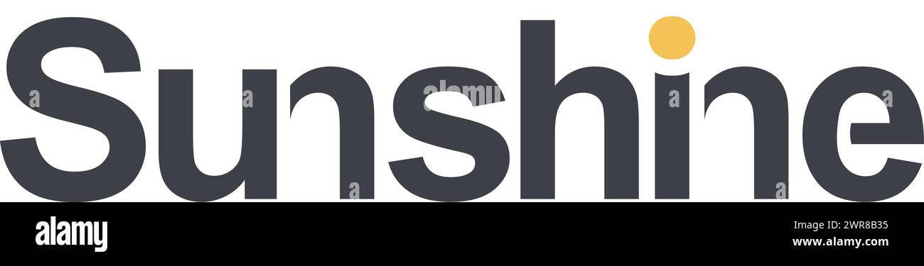 Sunshine logo hi-res stock photography and images - Alamy