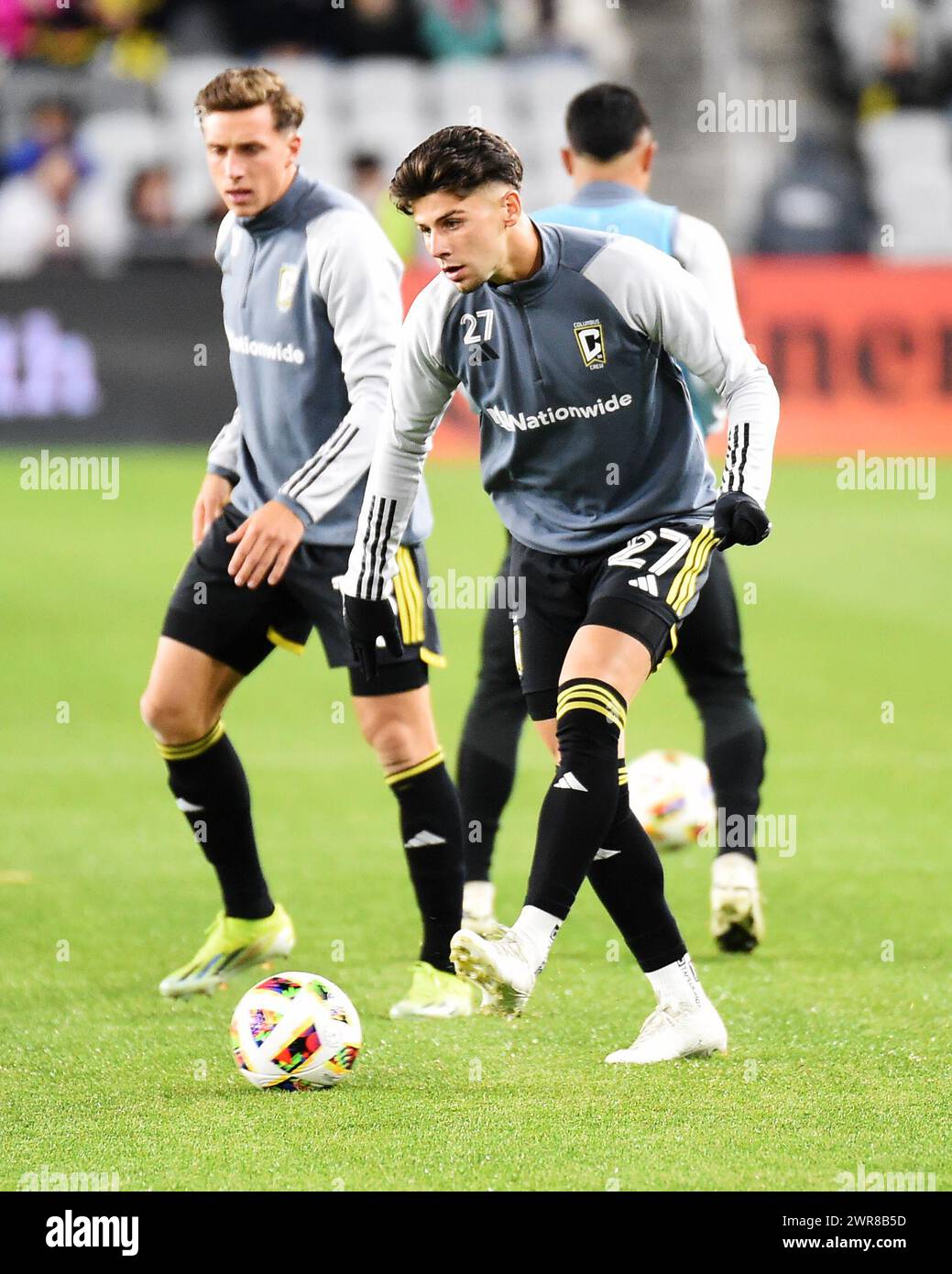 Columbus, Ohio, USA. 9th Mar, 2024. Columbus Crew forward Max Arfsten ...