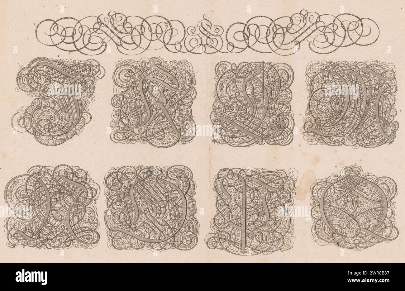 Calligraphed letters i hi-res stock photography and images - Alamy