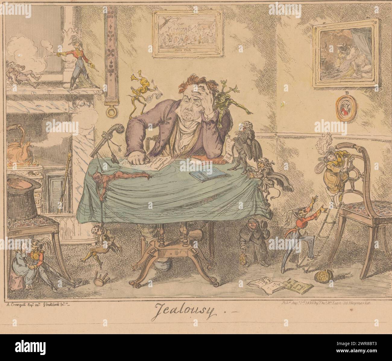 Cruikshank cartoon hi-res stock photography and images - Alamy