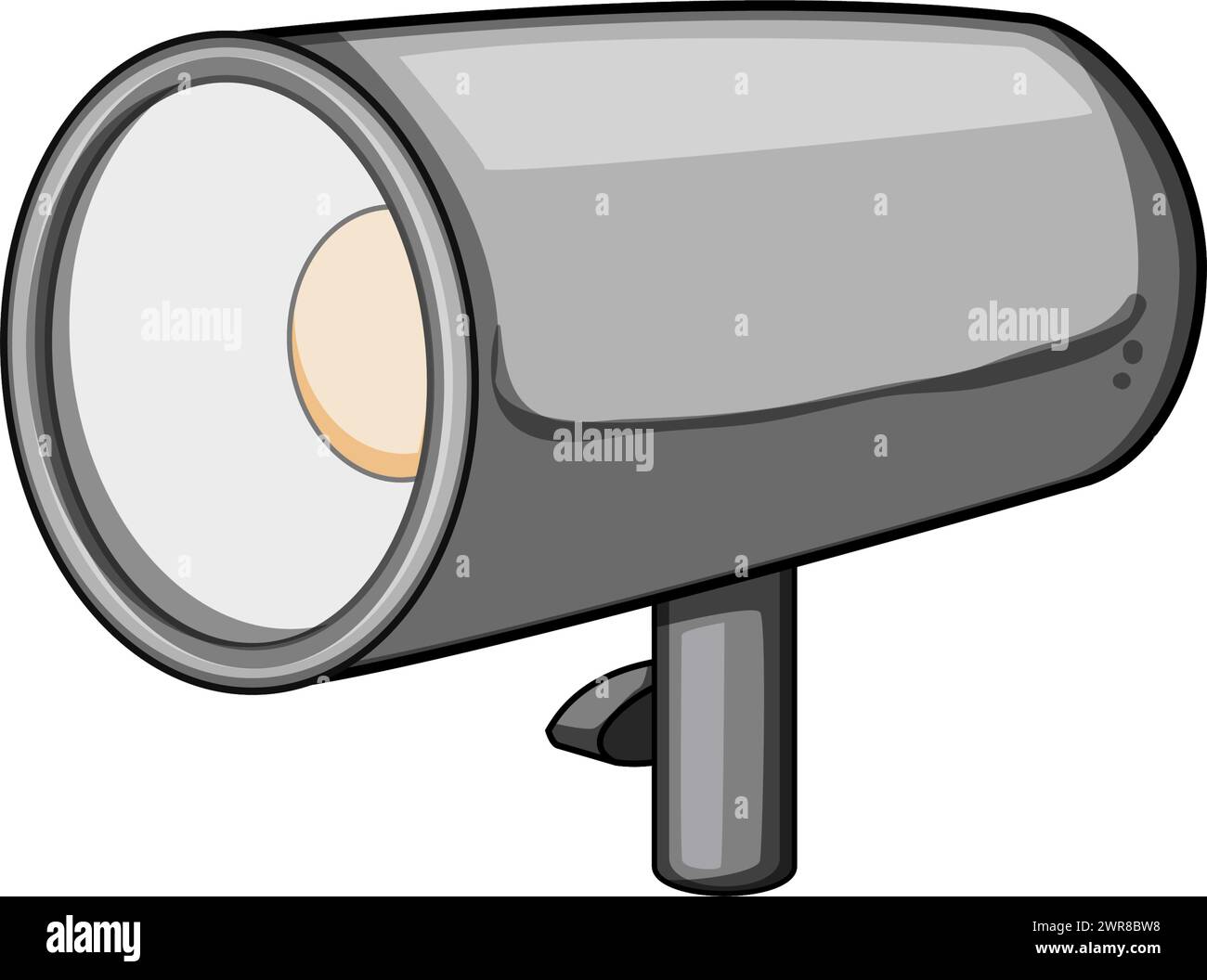 bg studio light cartoon vector illustration Stock Vector Image & Art ...