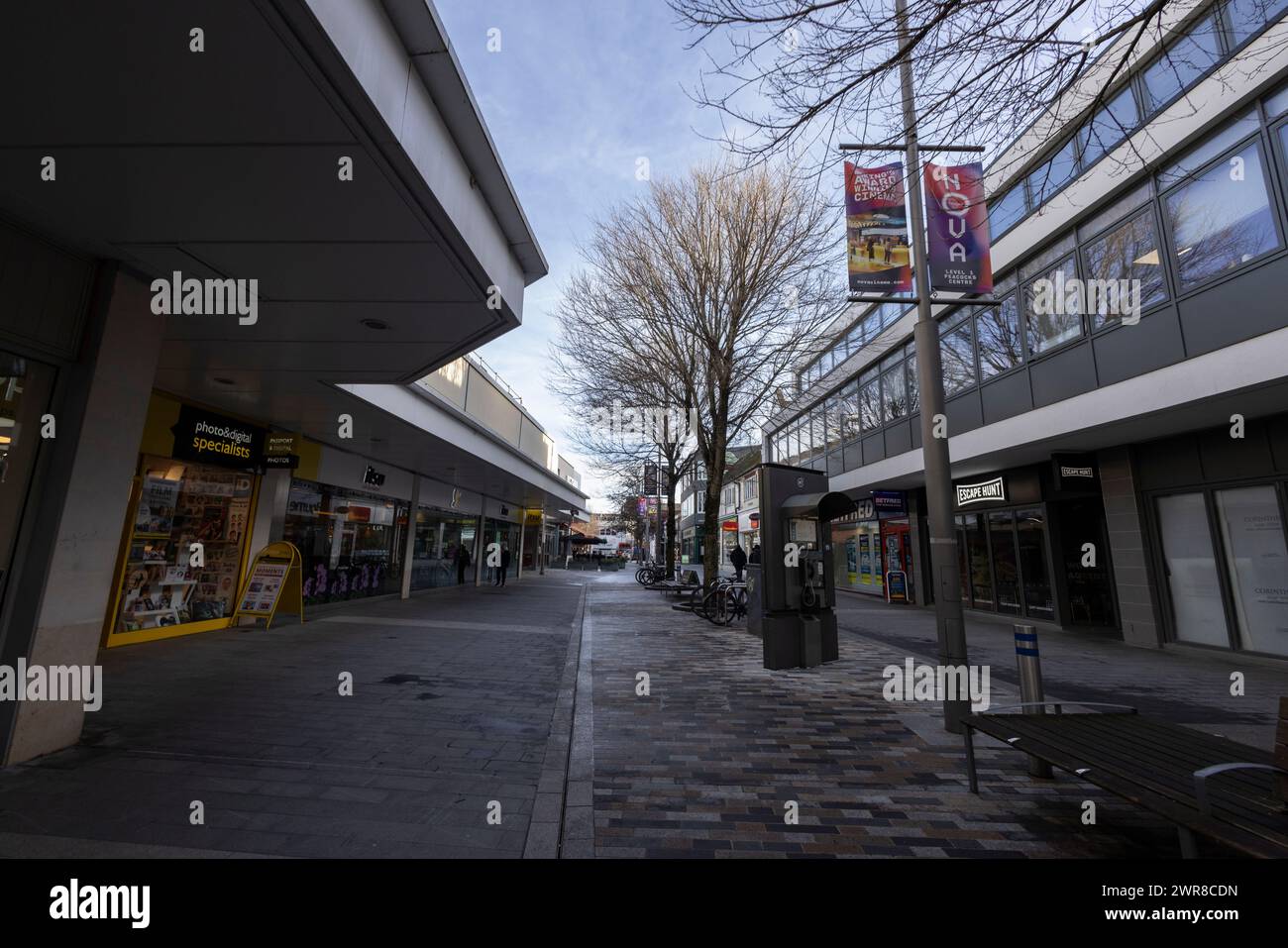 Woking town centre, in Surrey England, which has been dubbed the ...
