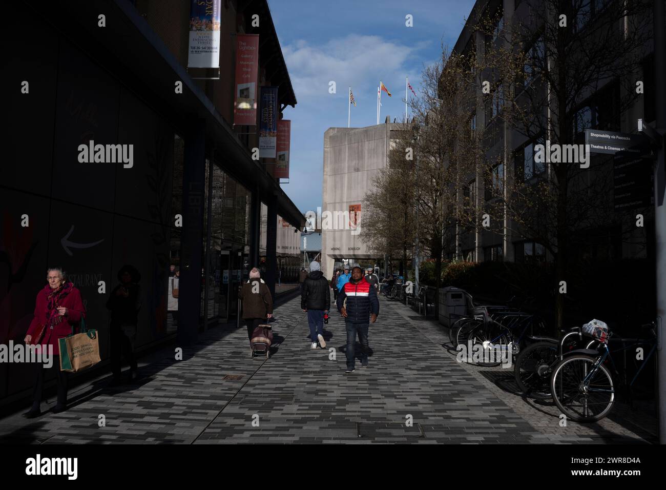 Woking Borough Council in Woking town centre, in Surrey, England, which ...