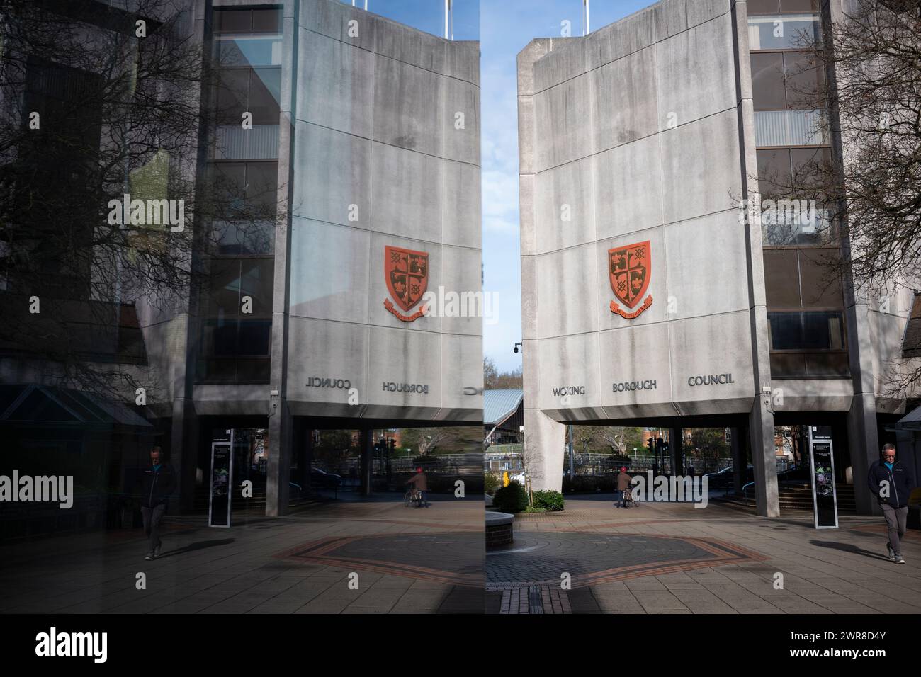 Woking Borough Council in Woking town centre, in Surrey, England, which ...