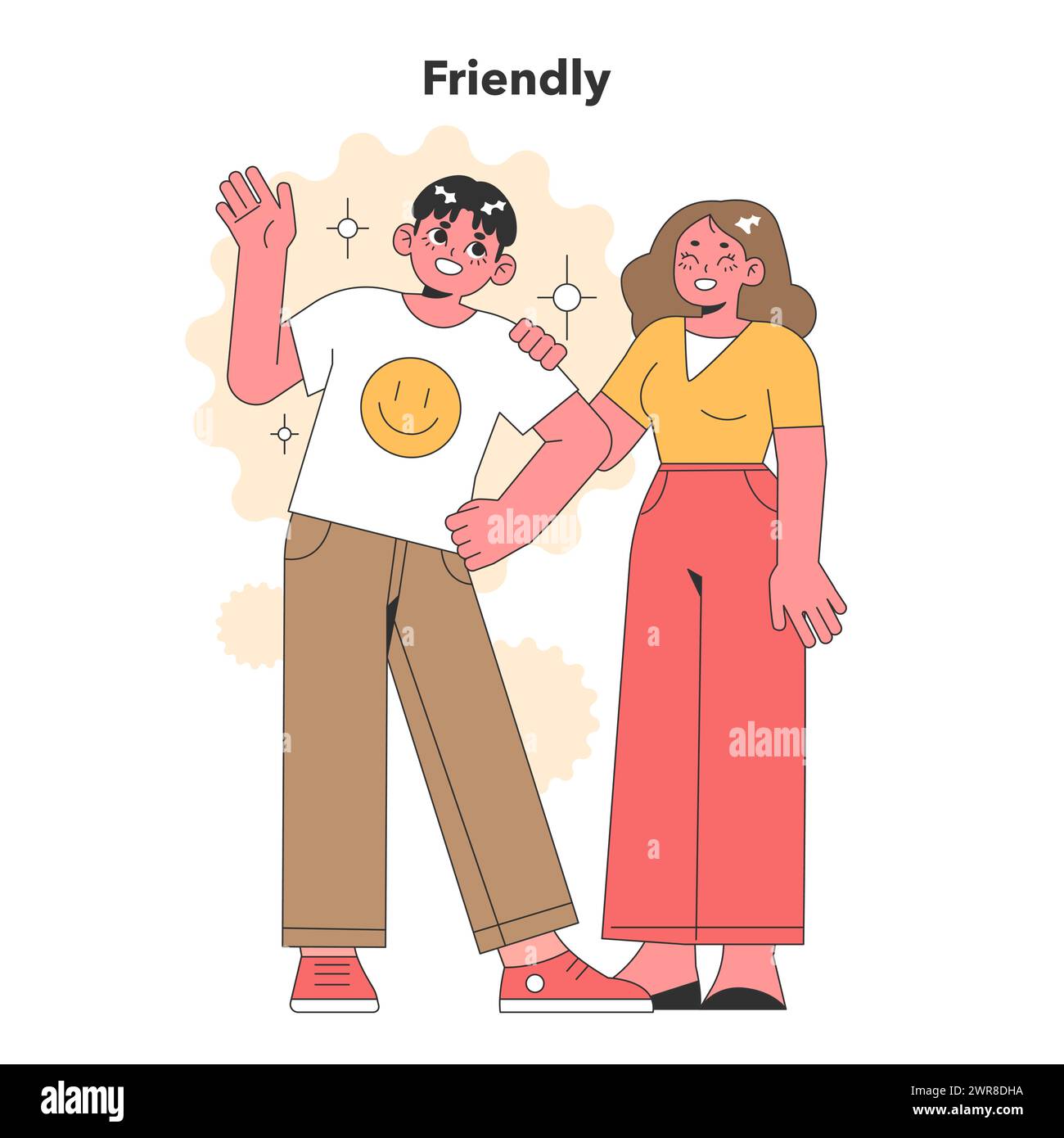 Friendly characters hi-res stock photography and images - Alamy