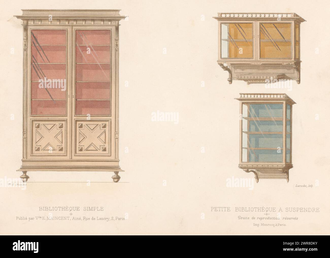 Bibliotheque simple hi-res stock photography and images - Alamy