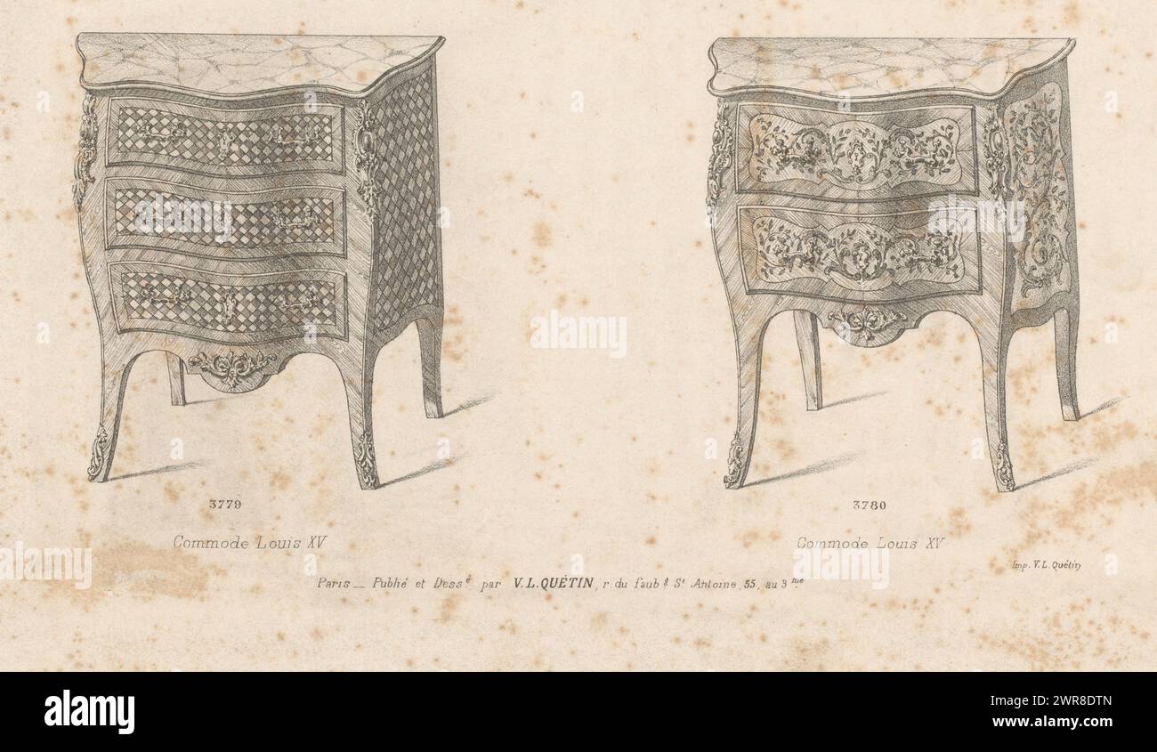 Drawers louis xv hi-res stock photography and images - Alamy