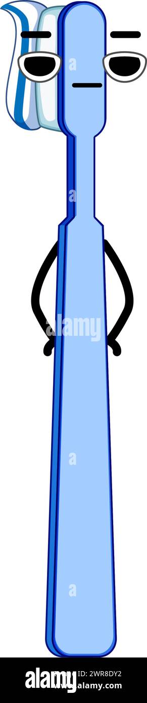 soap toothbrush cartoon vector illustration Stock Vector Image & Art ...