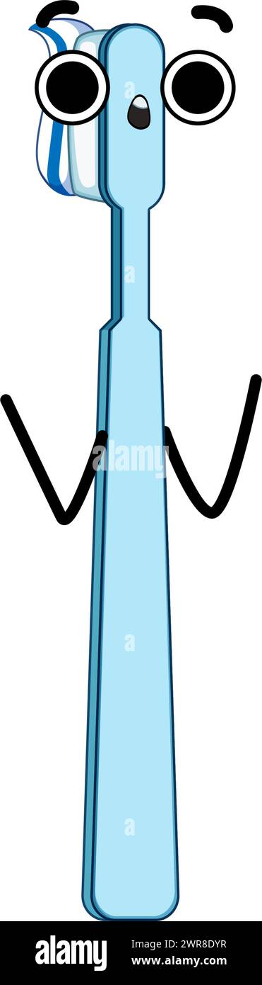 eco toothbrush cartoon vector illustration Stock Vector Image & Art - Alamy