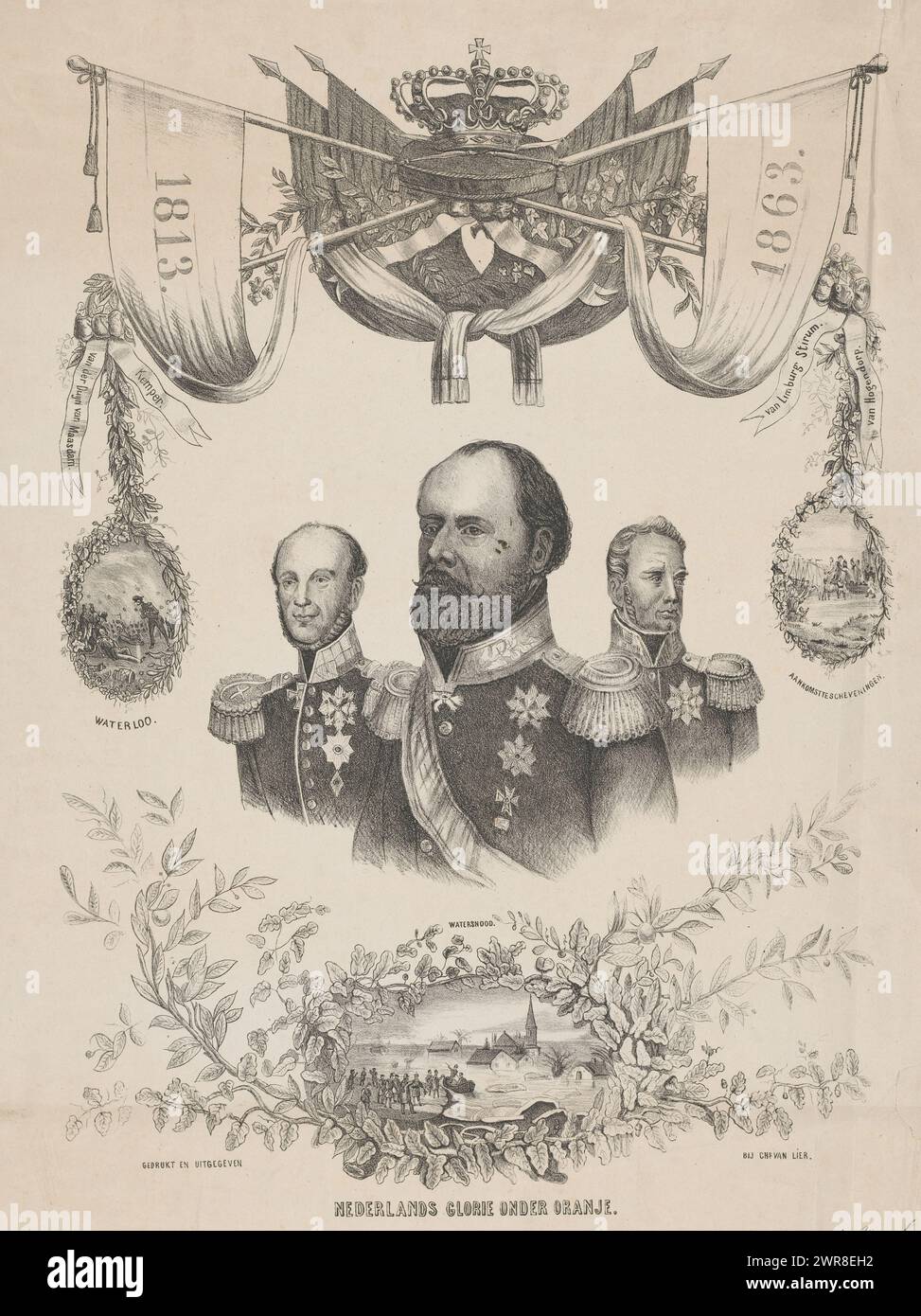 Memorial plaque on the occasion of the 50th anniversary of Dutch ...