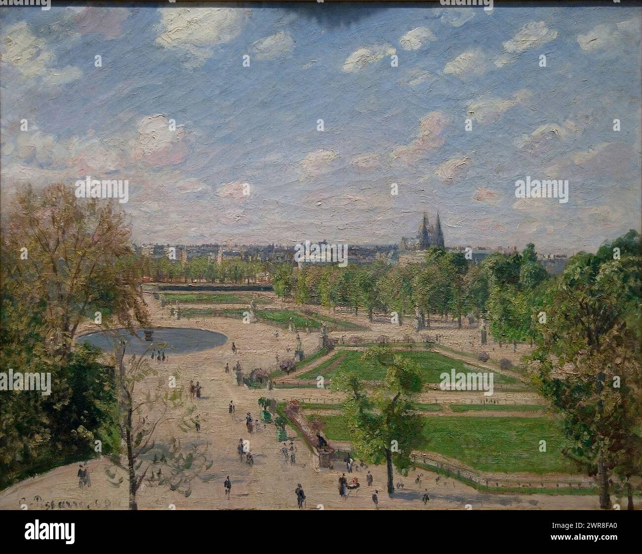The Garden of the Tuileries on a Spring Morning, 1899 Camille Pissarro ...