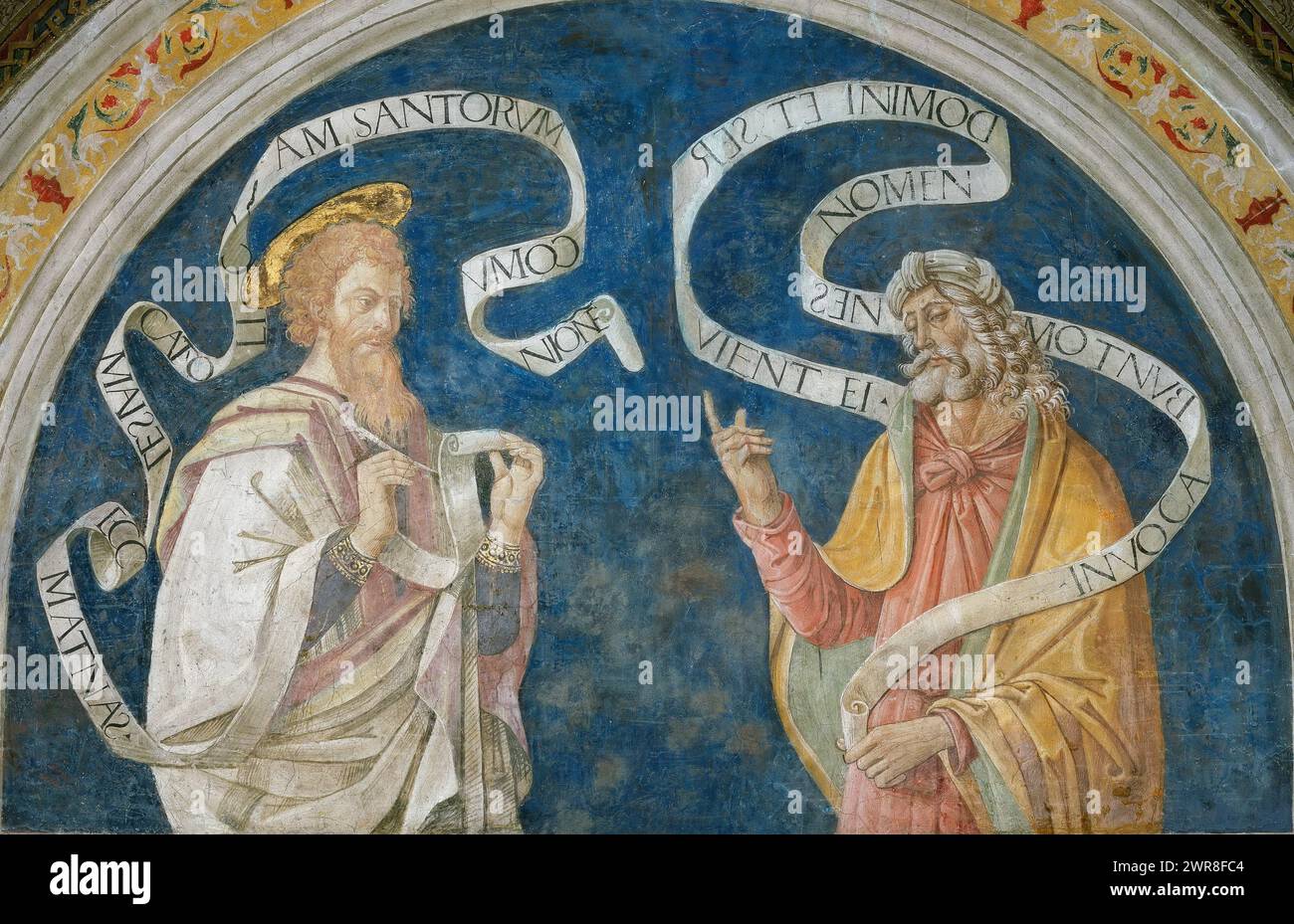 Pinturicchio – The Apostle Thomas and the Prophet Daniel 1492-95 ...