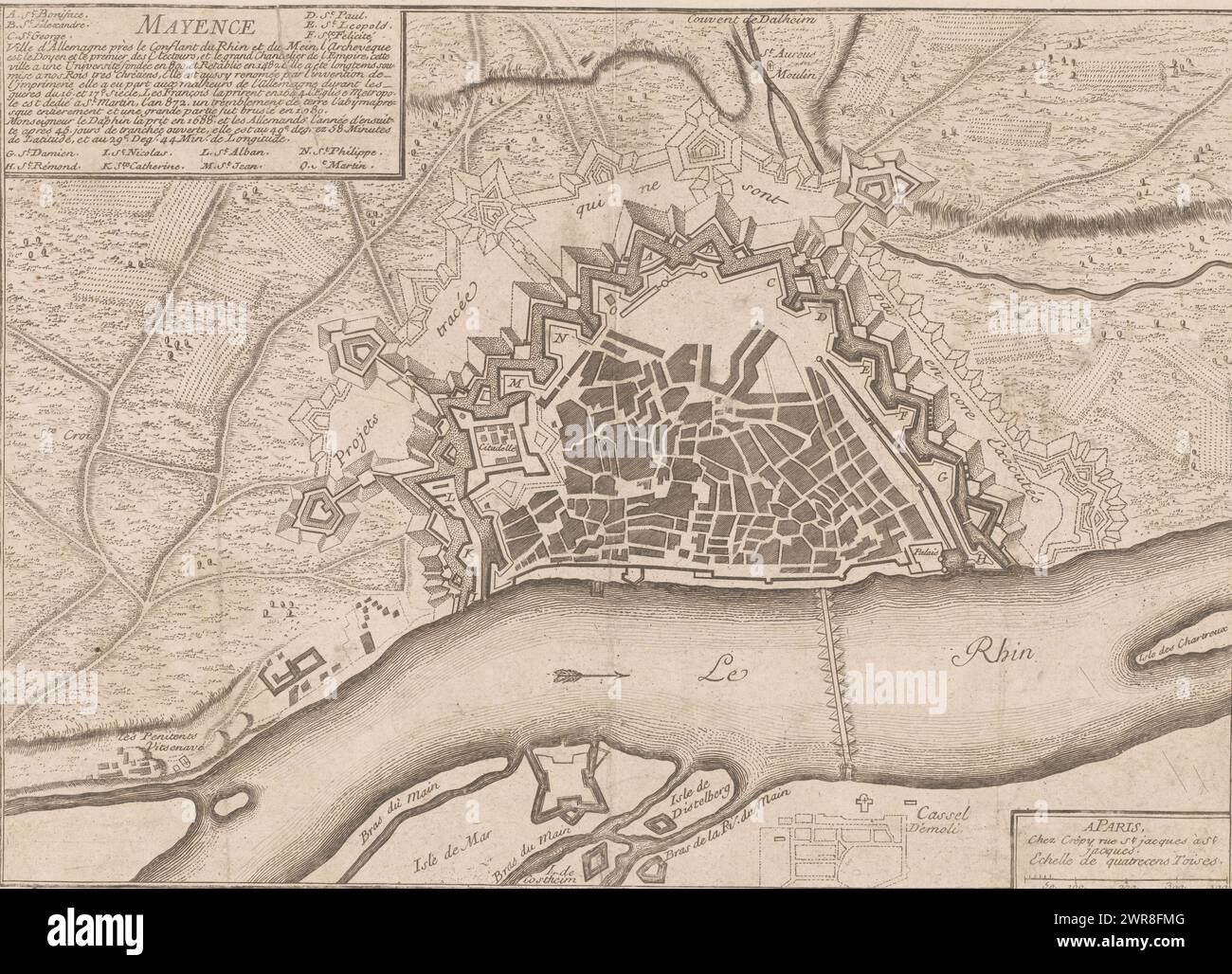 Map of mainz hi-res stock photography and images - Alamy