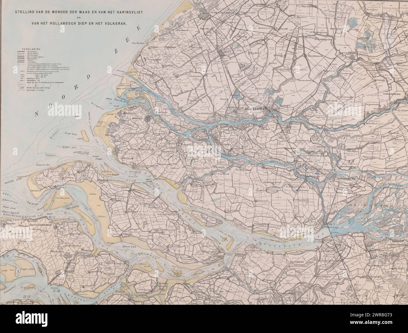 Map of part of South Holland and Zeeland, Defense of the mouths of the ...
