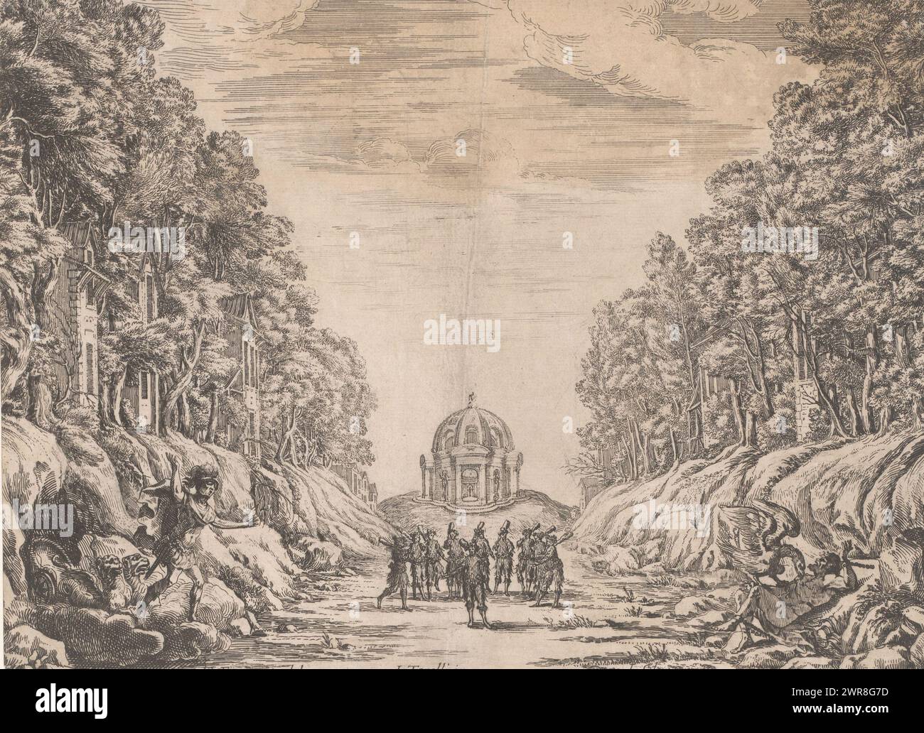 Decorations et machines appretees aux noces de thetis hi-res stock ...