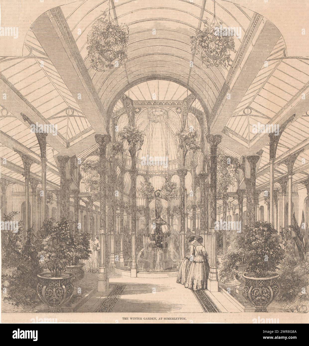 View of the orangery of Somerleyton Hall, The Winter Garden, at ...