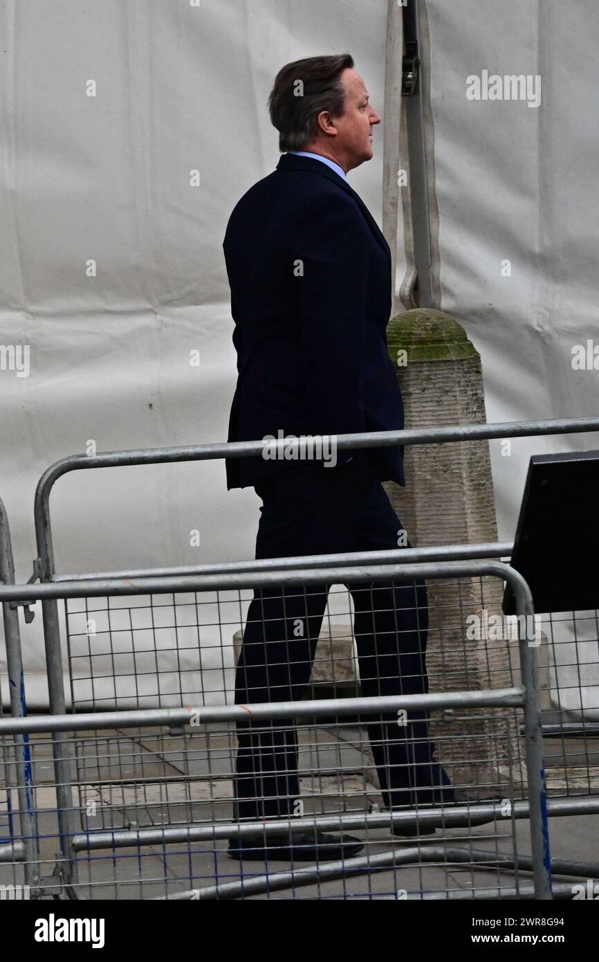 Westminster Abbey, LONDON, ENGLAND, MARCH 11 2024. David Cameron ...