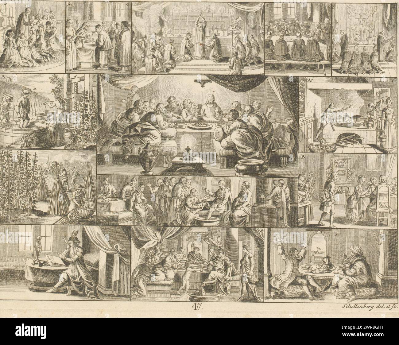 Sheet with various encyclopedic representations, Encyclopedic ...
